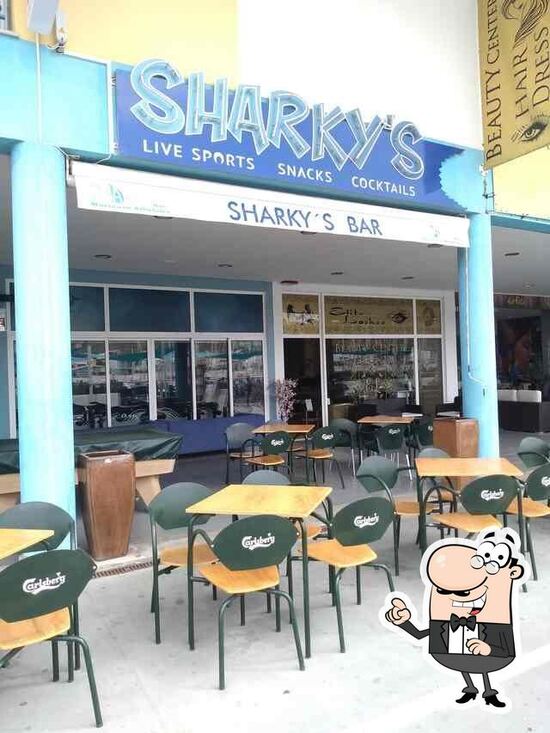 Menu at Sharky's Bar, Albufeira