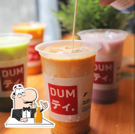Menu at DUM Thai Tea restaurant, Jombor