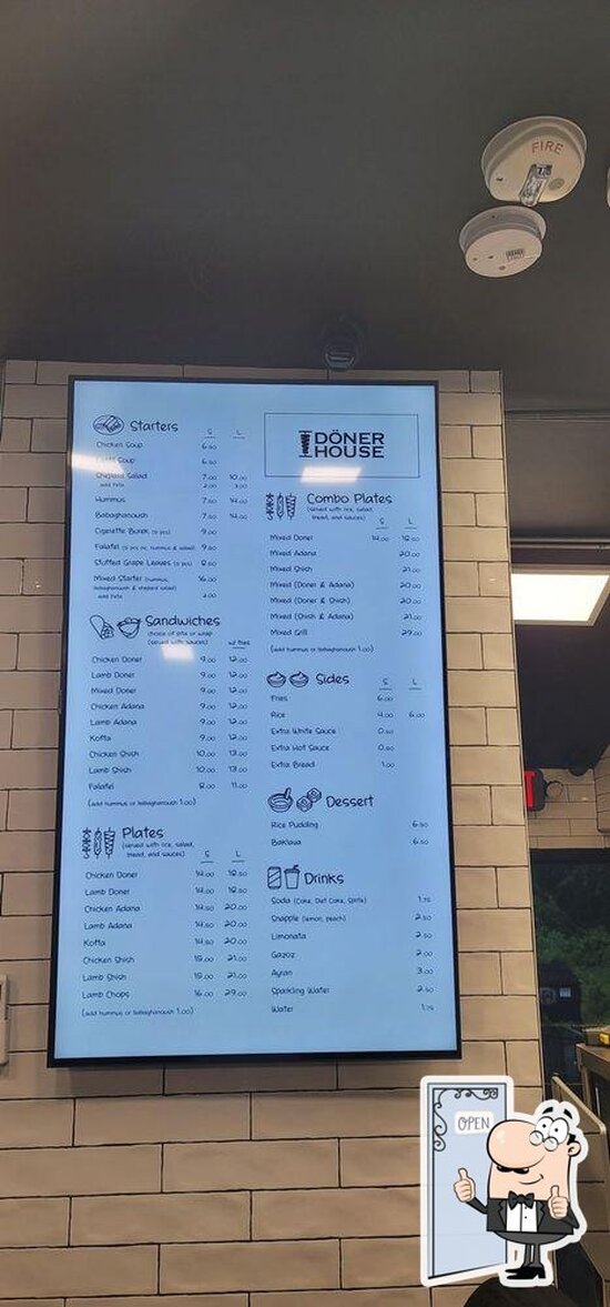 Doner House in Marlboro Township - Restaurant menu and reviews