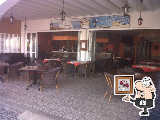 Menu at Port Of Call restaurant, Playa Blanca