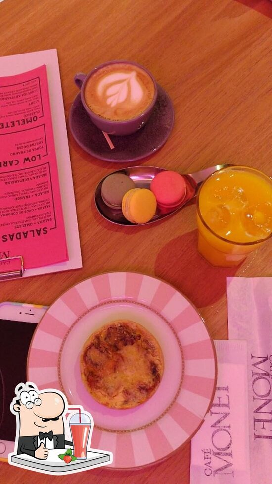 Menu em Café Monet, Joinville