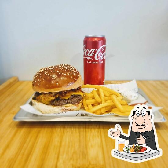 Menu at Tek Burger, Istanbul