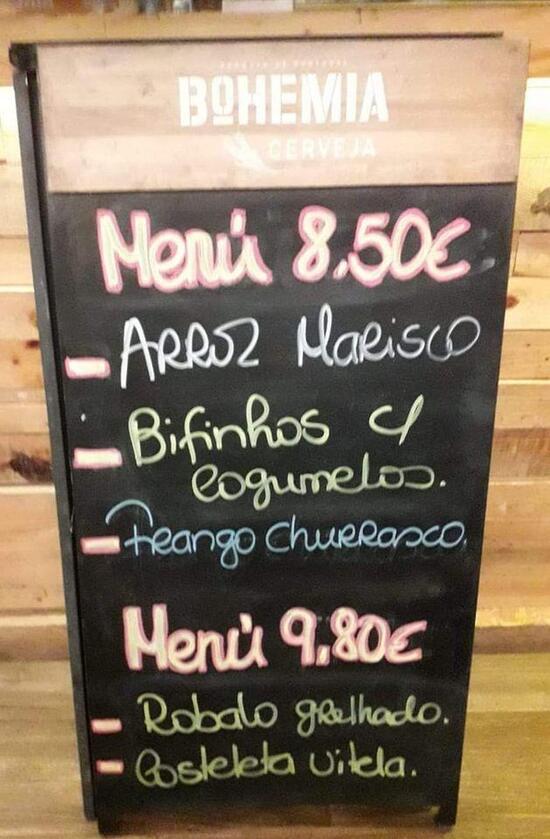 Menu em Maria dos Tachos BBQ, São Domingos de Rana