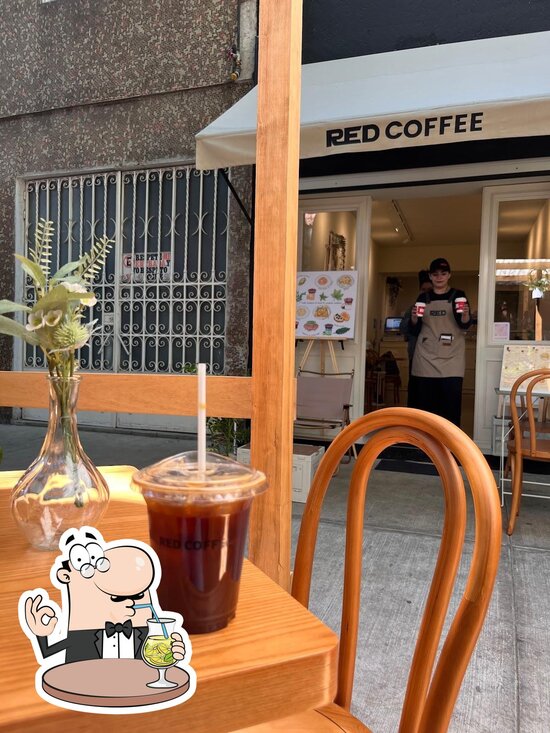 Menu at Red Coffee cafe, Naucalpan