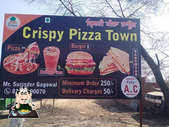 crispy pizza town - Restaurant menu, prices and reviews
