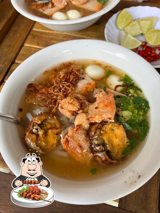 Menu at Bánh Canh Cua Minh Thủy restaurant, Ho Chi Minh City