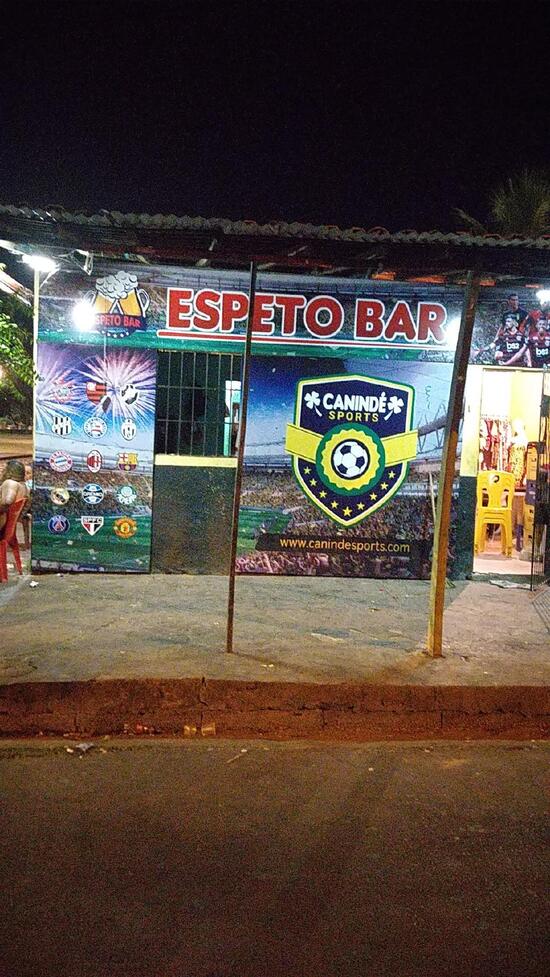 Menu at Espeto bar, Teresina