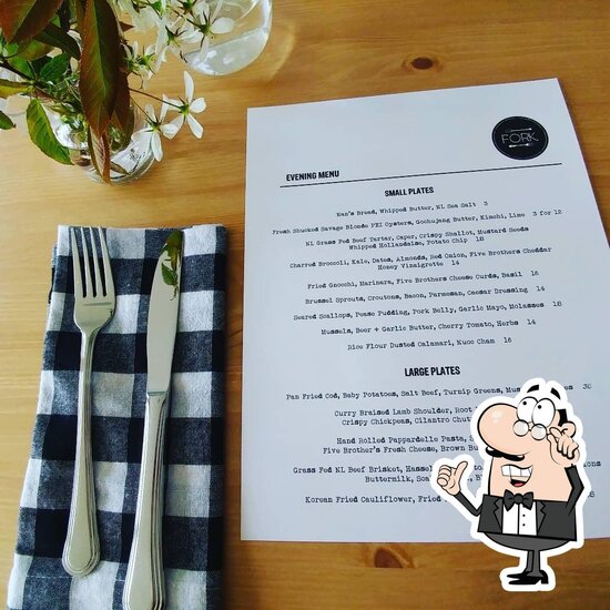 Menu at Fork Restaurant, St. John's