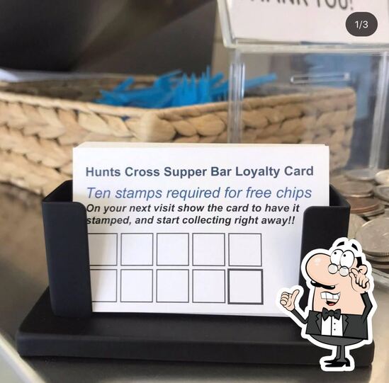 Menu at Hunts Cross Supper Bar, Liverpool