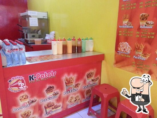 Menu at K- Patats restaurant, Surabaya, Jalan Ahmad Yani No. 16-18