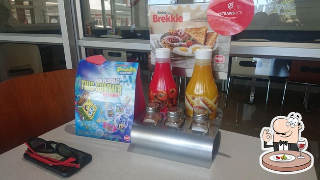 Menu at Wimpy restaurant, Greytown, La Fontana Centre
