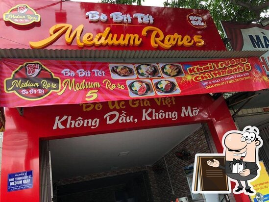 Carta del restaurante Bò Bít Tết Medium Rare, Bien Hoa
