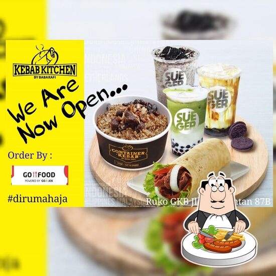 Menu at Kebab & Burger Kitchen by Baba Rafi restaurant, Gresik