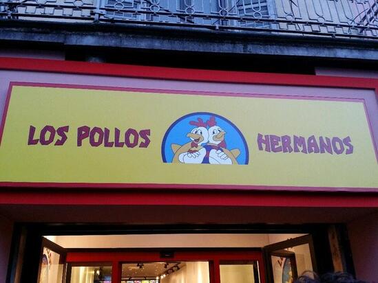 Menu at Los Pollos Hermanos restaurant, Milan