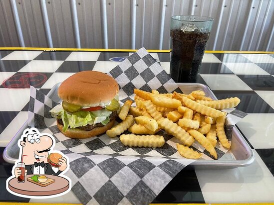 Menu at Finish Line Diner, Bluff City