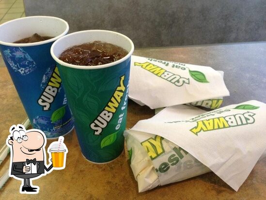 Menu at Subway restaurant, Calgary, Centre Street NW