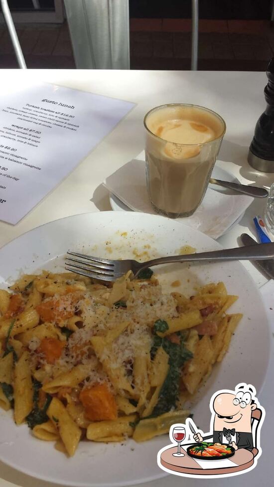 Menu at Gusto restaurant, Tamworth