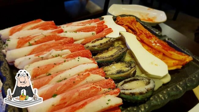 Menu at Baekeok Hanu restaurant, Seoul, 29 Teheran-ro 5-gil