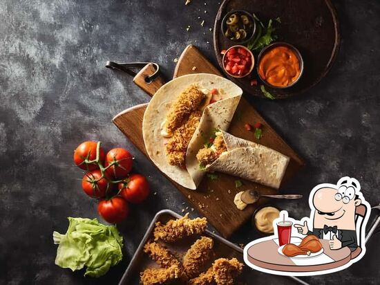 Menu at KFC restaurant, Dubai, Tower M