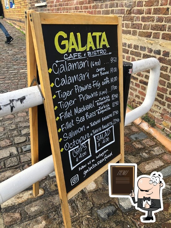 Menu at Galata Restaurant & Bistro, London