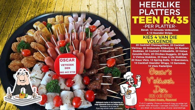 Oscar's Vetkoek Den Klerksdorp, Klerksdorp - Restaurant menu, prices ...