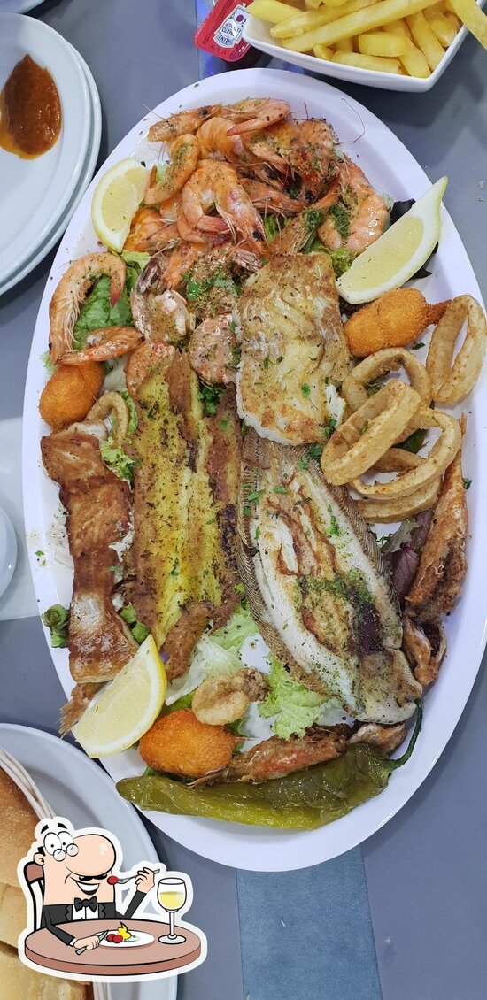 Menu au LAS GAMBAS, Bruxelles