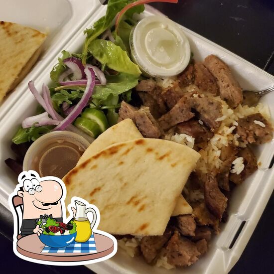 Menu at Athens Gyro restaurant, Broken Arrow