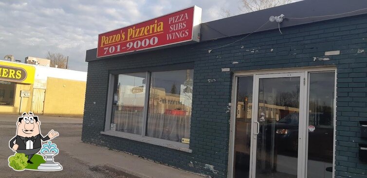 Menu at Pazzo's Pizzeria Dunnville, Canada