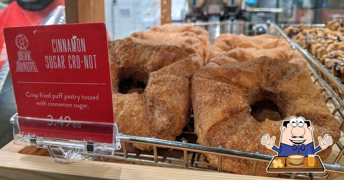 Menu at Peak Donuts & Cafe, Kamloops