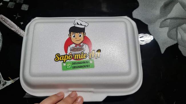 Carta del restaurante Sapo Mie AA, Indonesia