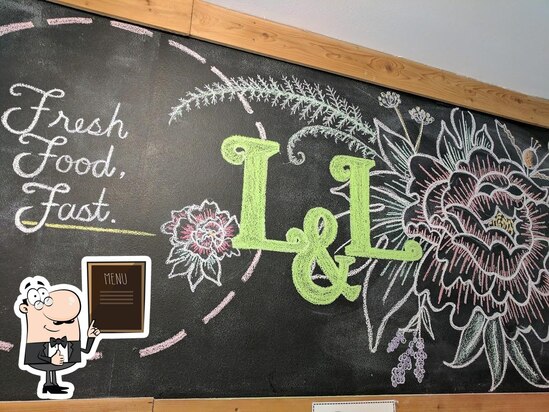 Menu at Leaf & Ladle cafe, Bellingham