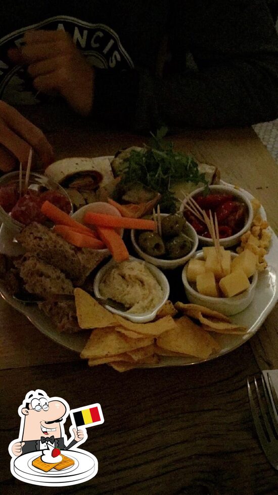Menu at Den Olifant Ieper, Ypres, De Stuersstraat 3