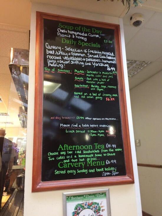 Menu at Gordon Rigg Garden, Home & Leisure (Rochdale) & Gordon's Bistro ...
