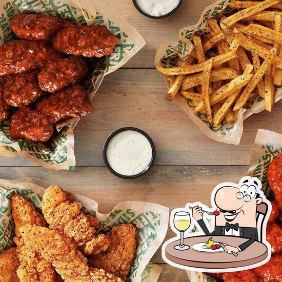 Menu at Wingstop restaurant, Edison, Lincoln Hwy
