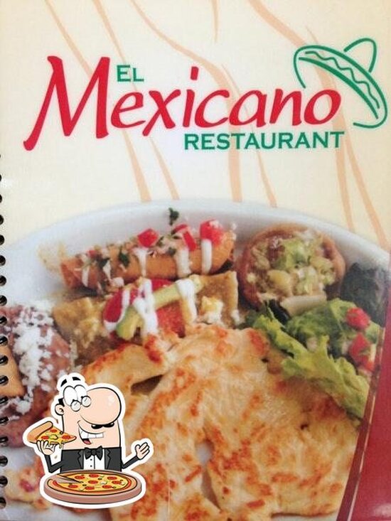 Menu at El Mexicano restaurant, Ixmiquilpan