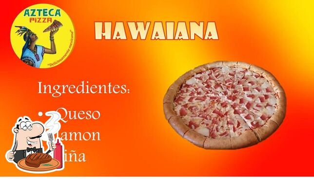 Menu at Azteca Pizza, Coatzacoalcos