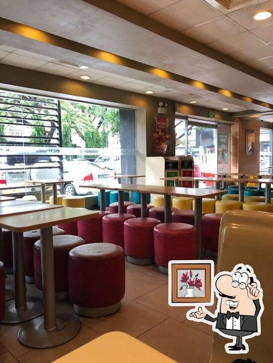 Menu at McDonald's fast food, Manila, 2399 Taft Ave