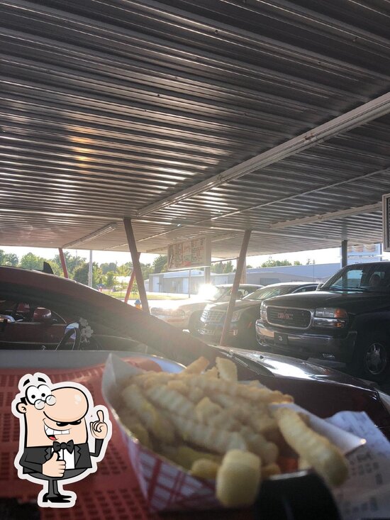 Menu at Bummie's Drive-In restaurant, Bluffton