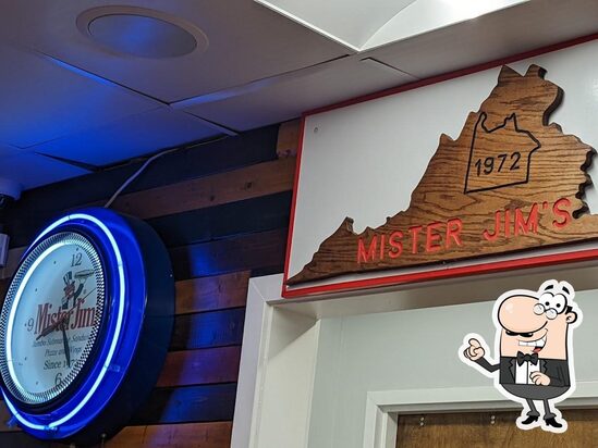 Menu at Mister Jim's pizzeria, Chesapeake, 346 S Battlefield Blvd