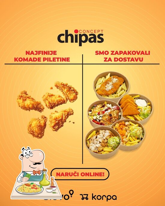 Chipas, Visoko - Restaurant menu, prices and reviews