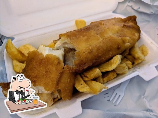 Menu at Our Plaice fast food, Coniston