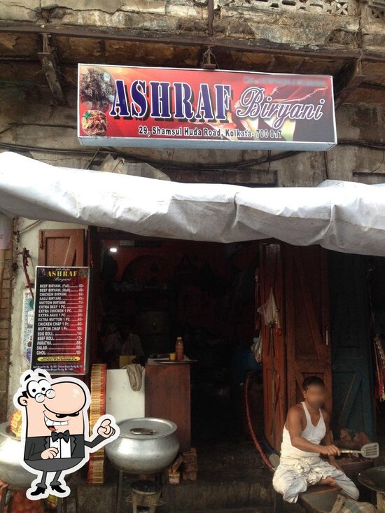 Menu at Ashraf Biryani centre, Kolkata, 29 A