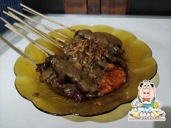 Menu at Warung Sate Haji Suram restaurant, Central Jakarta