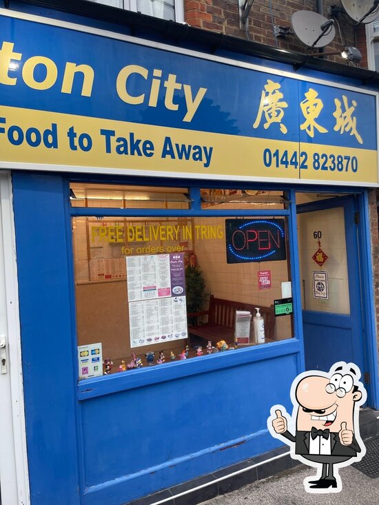 Menu at Canton City restaurant, Tring