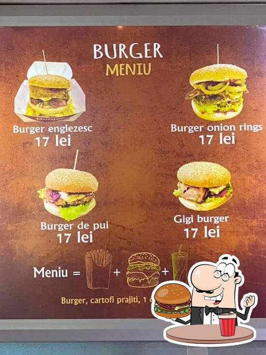 Menu at GIGI Burger, Ploiești