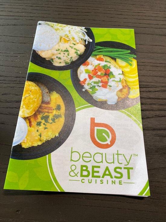 Menu at Beauty & Beast Cuisine Eats & Drinks restaurant, Brownsville