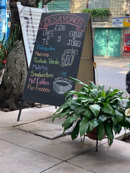 Carta de Cafe Late Nae, Ciudad López Mateos, San Luis Potosí 116