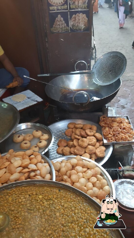 Menu at Radhay Shyam Peda Wala, Vrindavan