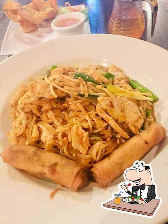 Menu at Thai Dee Restaurant, San Antonio