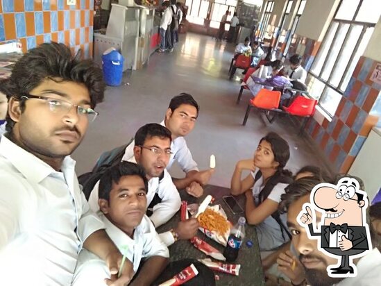 Menu at College Canteen, India, V3RC+CRH
